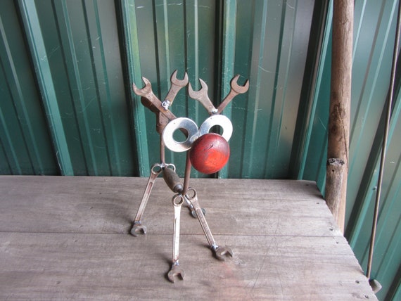Rudolph the Red Nosed Reindeer Metal Art - Etsy
