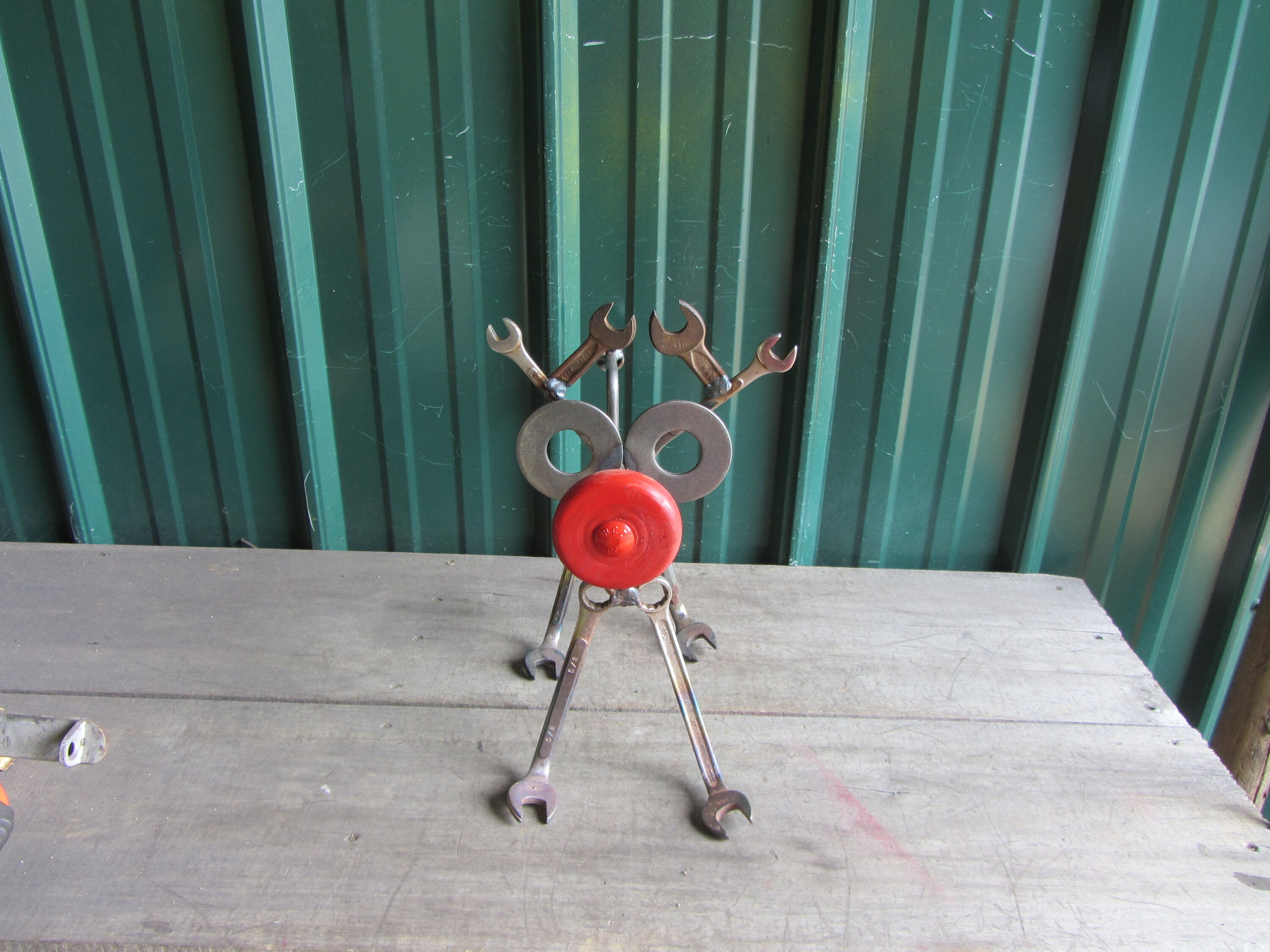 Rudolph the Red Nosed Reindeer metal art | Etsy