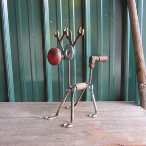 Rudolph the Red Nosed Reindeer Metal Art - Etsy
