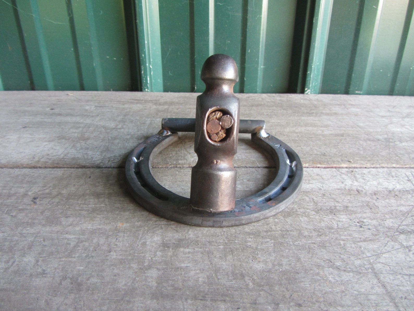 Hammer/horseshoe Door Knocker - Etsy