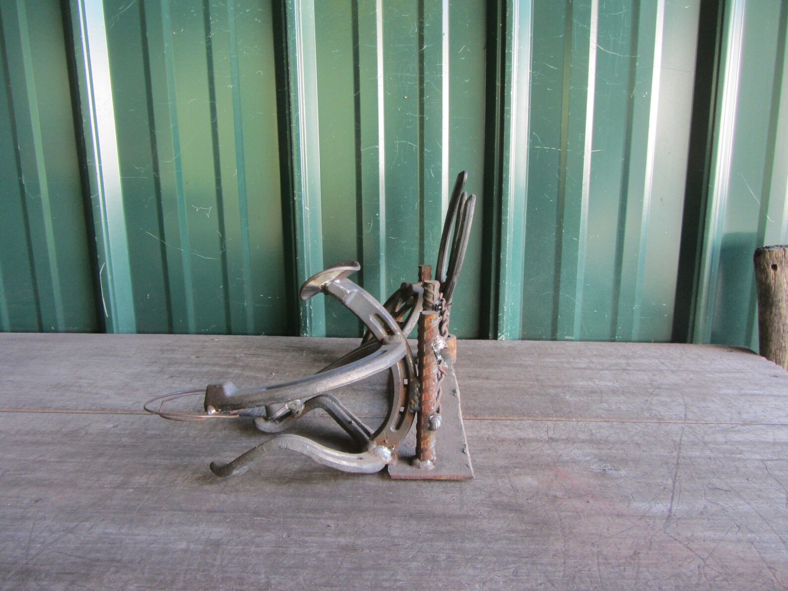 Horseshoe Cowboy Scene With Wagon Wheel and Cactus - Etsy