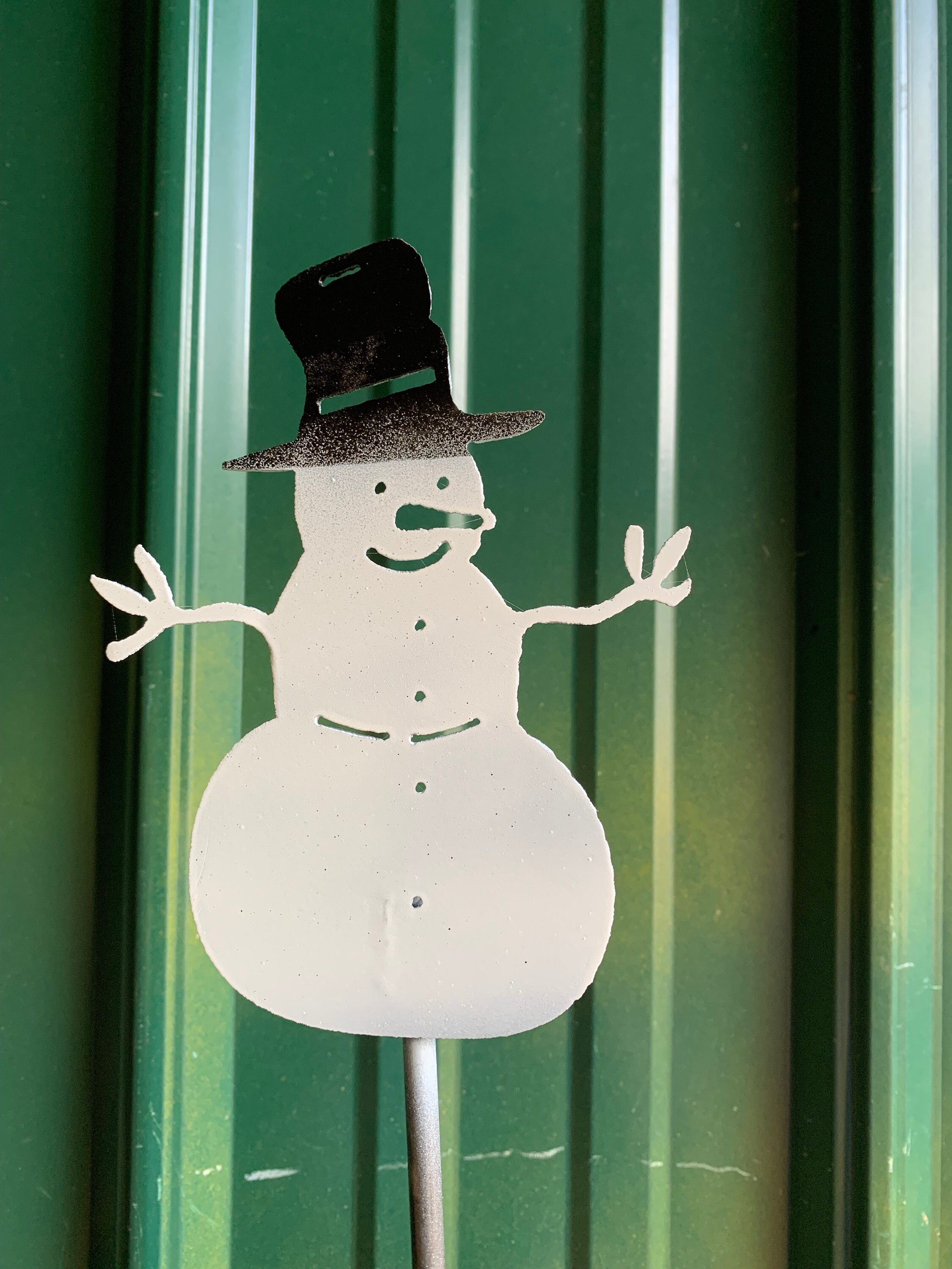 Snowman Garden Stake | Etsy