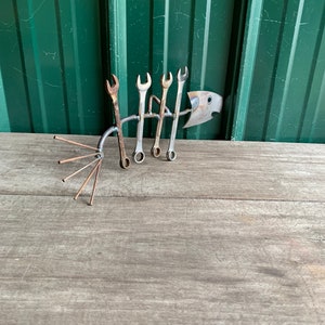 Welded Metal Wrench Fish No Water Required - Etsy Canada