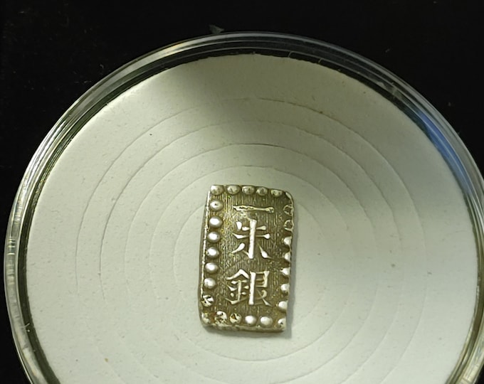 1853-1865 Japan Rare Genuine Samurai Silver Antique Shu Kaei Isshugin ...