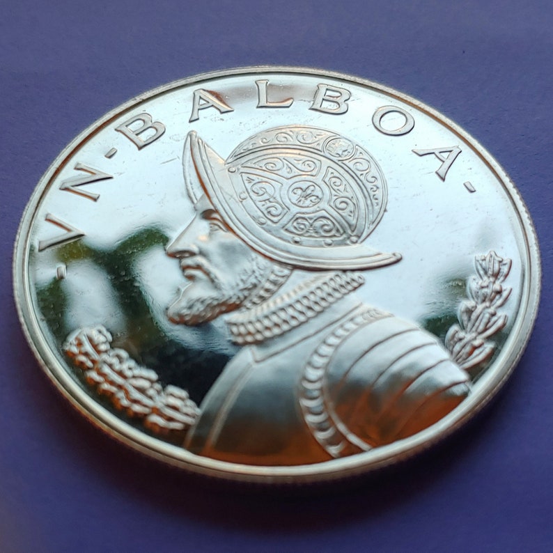 1972 Silver Stunner Un Panama Balboa Silver Proof Coin MS/PR | Etsy