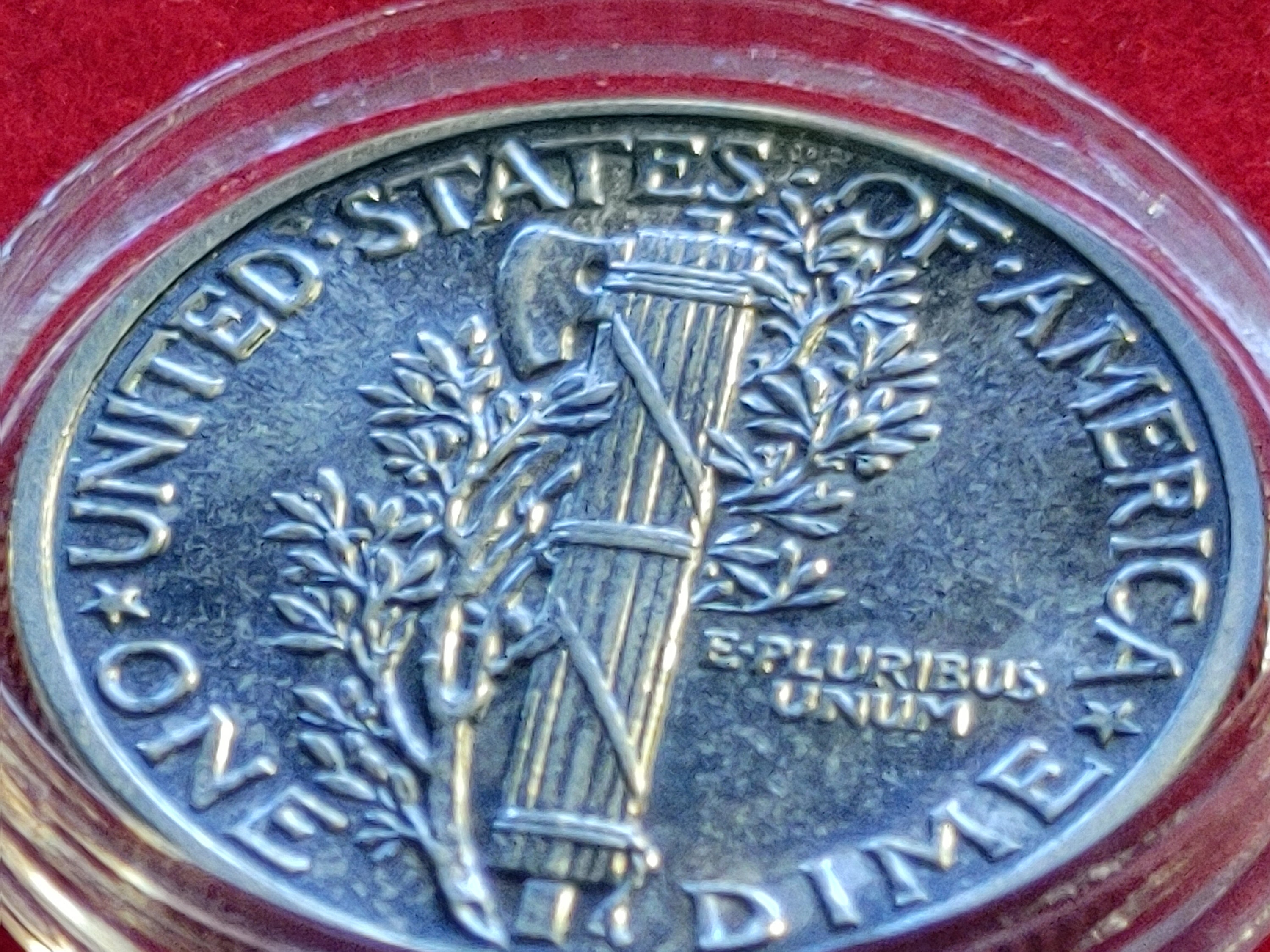 Near Perfect 1943 Philadelphia Full Split Banded FSB Mercury Dime and ...