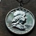 Silver Proof 1958 Benjamin Franklin Liberty Bell Coin Pendant Necklace ...