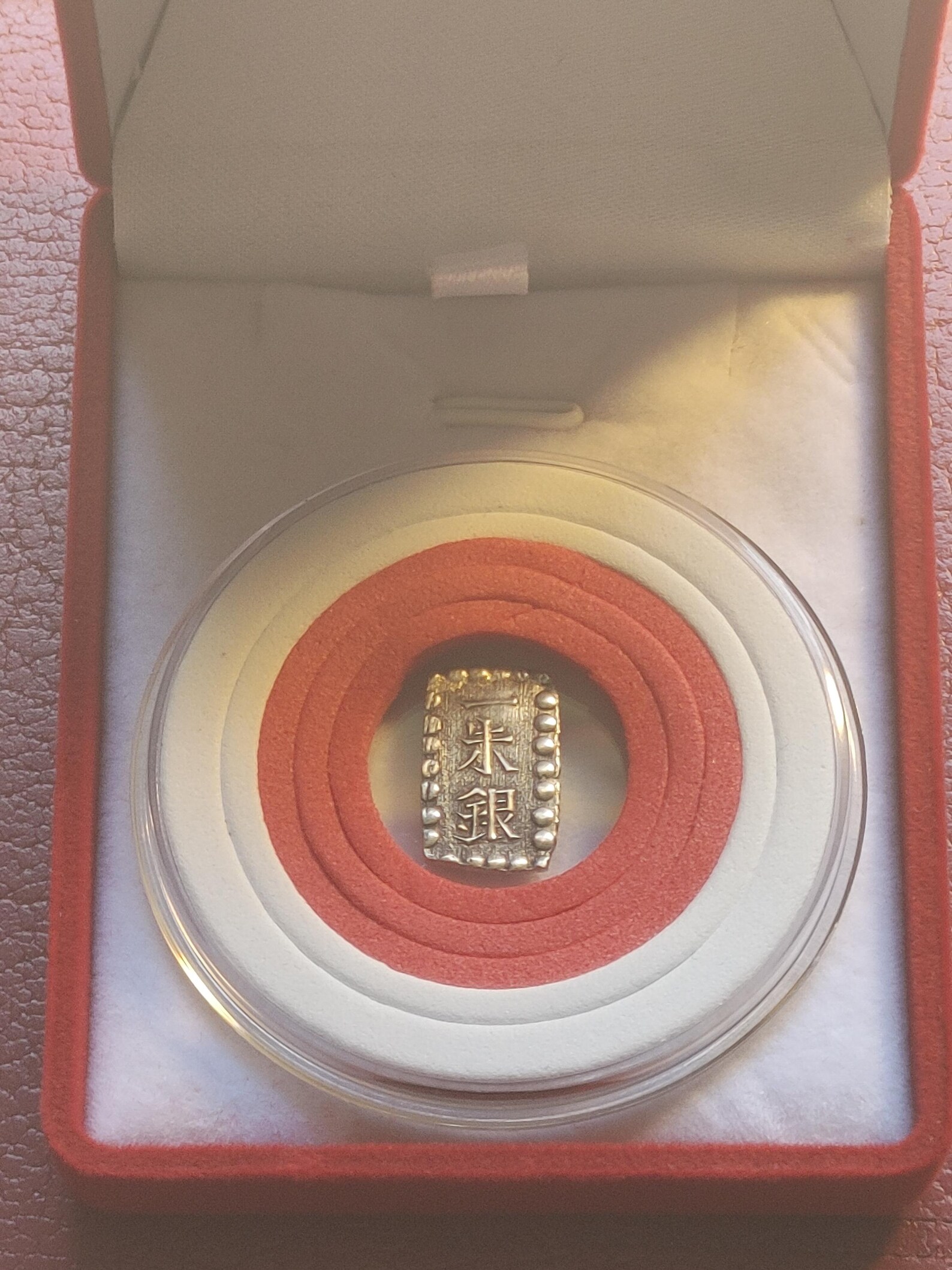 1853-1865 Japan Rare Genuine Samurai Silver Antique Shu Kaei Isshugin ...