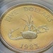 Rare Proof 1983 Bermuda Rainbow Toned Gem Struck Proof 5 Dollar Coin of ...