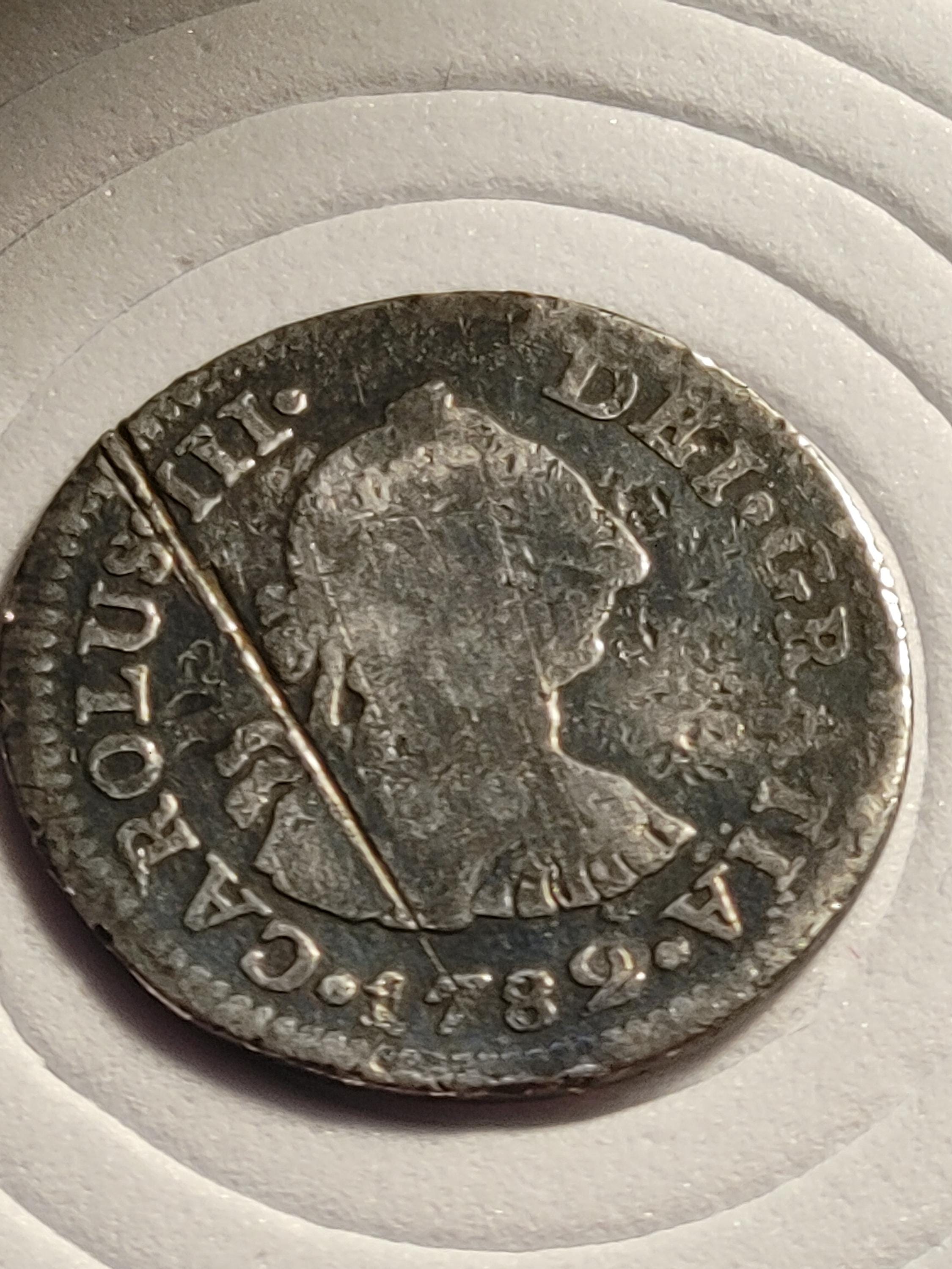 1782 Mexico City Minted Silver Half Reale Treasure Coin With COA, Gift ...