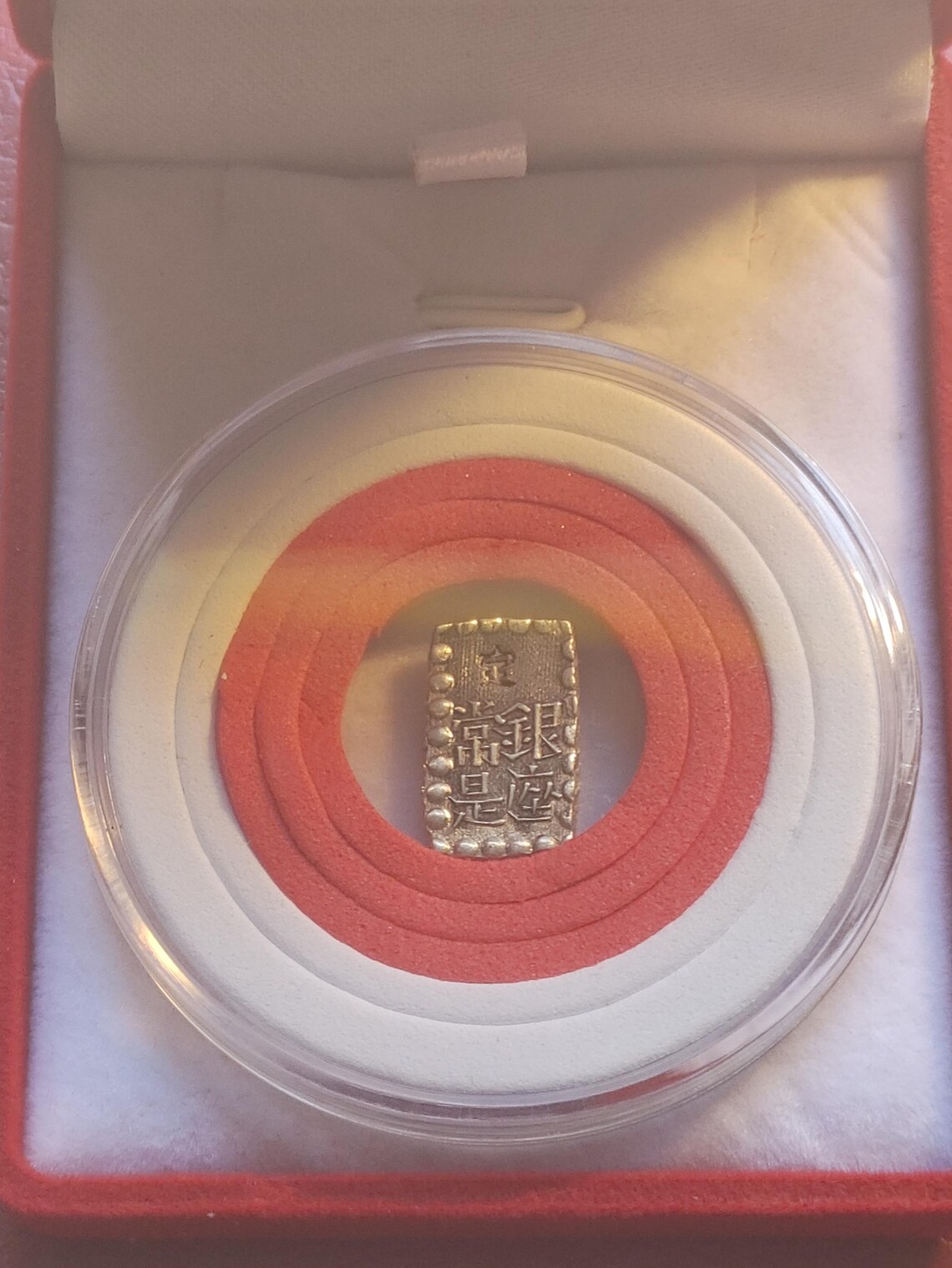 1853-1865 Japan Rare Genuine Samurai Silver Antique Shu Kaei Isshugin ...