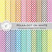 Polka-dot on White Digital Paper Pack, 20 Printable Sheets, 12x12 ...