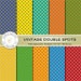 Vintage Double Spots Digital Paper Package, 10 Printable Sheets, 12x12 ...