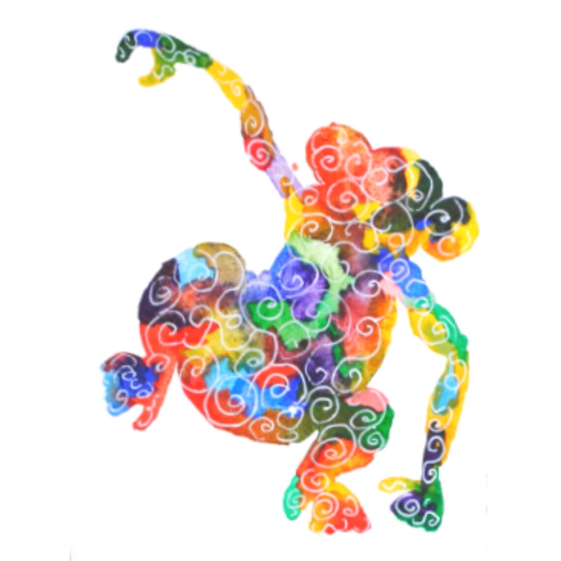 Monkey Watercolour Children's Art Original Painting - Etsy UK