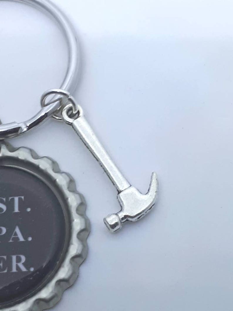 Papa Keychain, Papa Gift, Best Papa Ever, Grandpa Keychain, Grampie ...