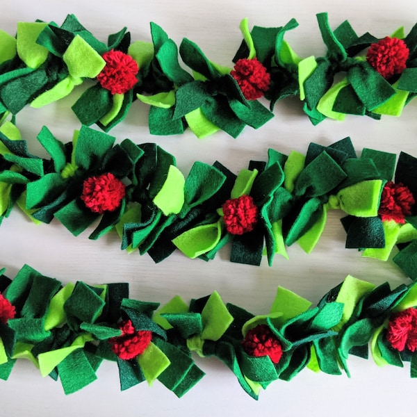 Christmas Felt Garland - Etsy