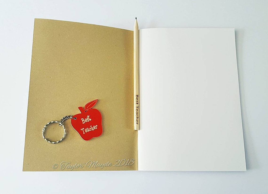 Teacher Gift Stationary Set Personal Teacher Notebook | Etsy