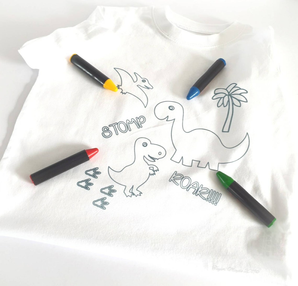 Children's Colouring in Tshirt Sets, Kids Birthday Gifts, Wedding ...