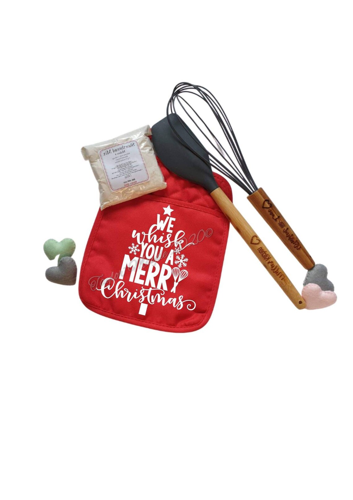 Personalised Baking Pot Sets, Custom Baking Sets, Kids Christmas Baking ...