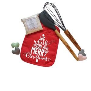 Personalised Baking Pot Sets, Custom Baking Sets, Kids Christmas Baking ...