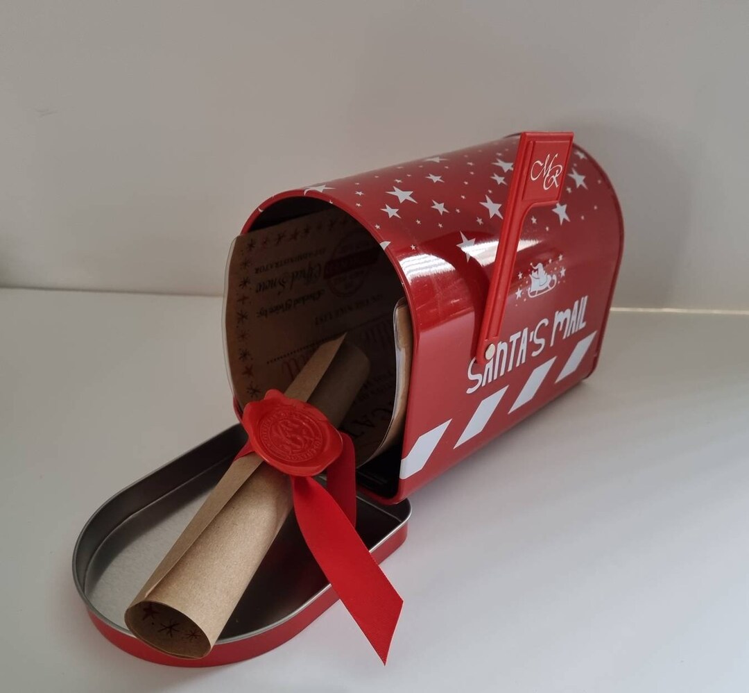 Santa Mail Box, Elf Letters, Santa Certificate, Santa Letter, Father ...