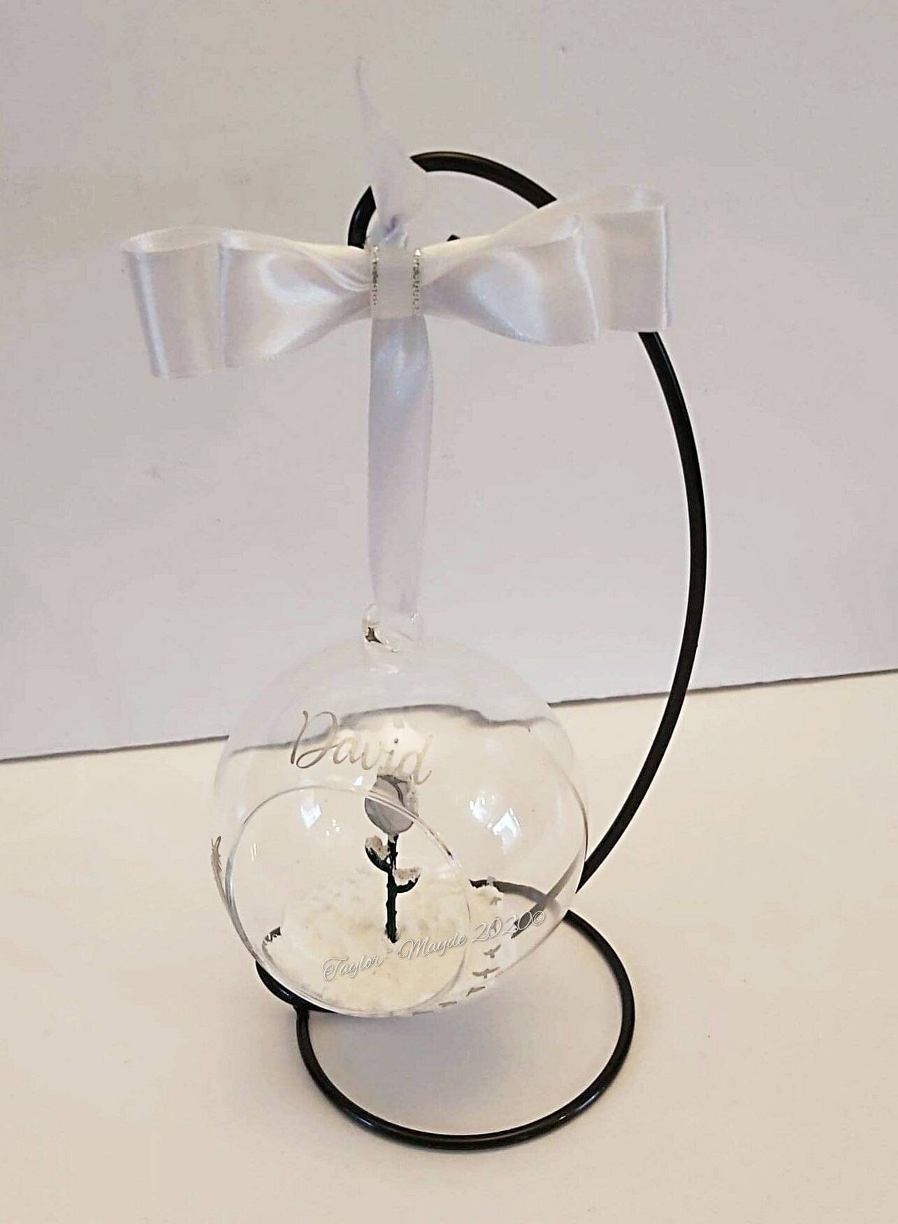 Memorial Tree Bauble Rememberance Tree Decoration - Etsy UK