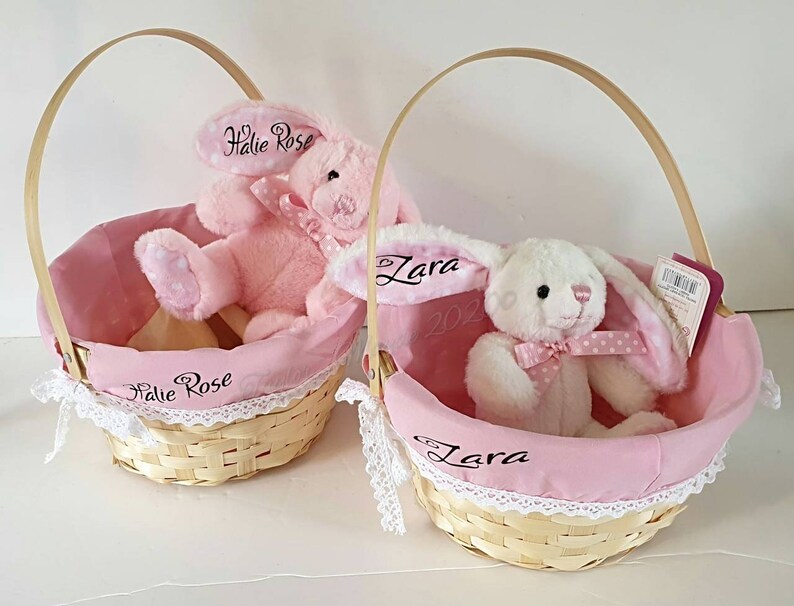 Plush Personalised Mini Bunnies New Born Baby Gift Baby - Etsy