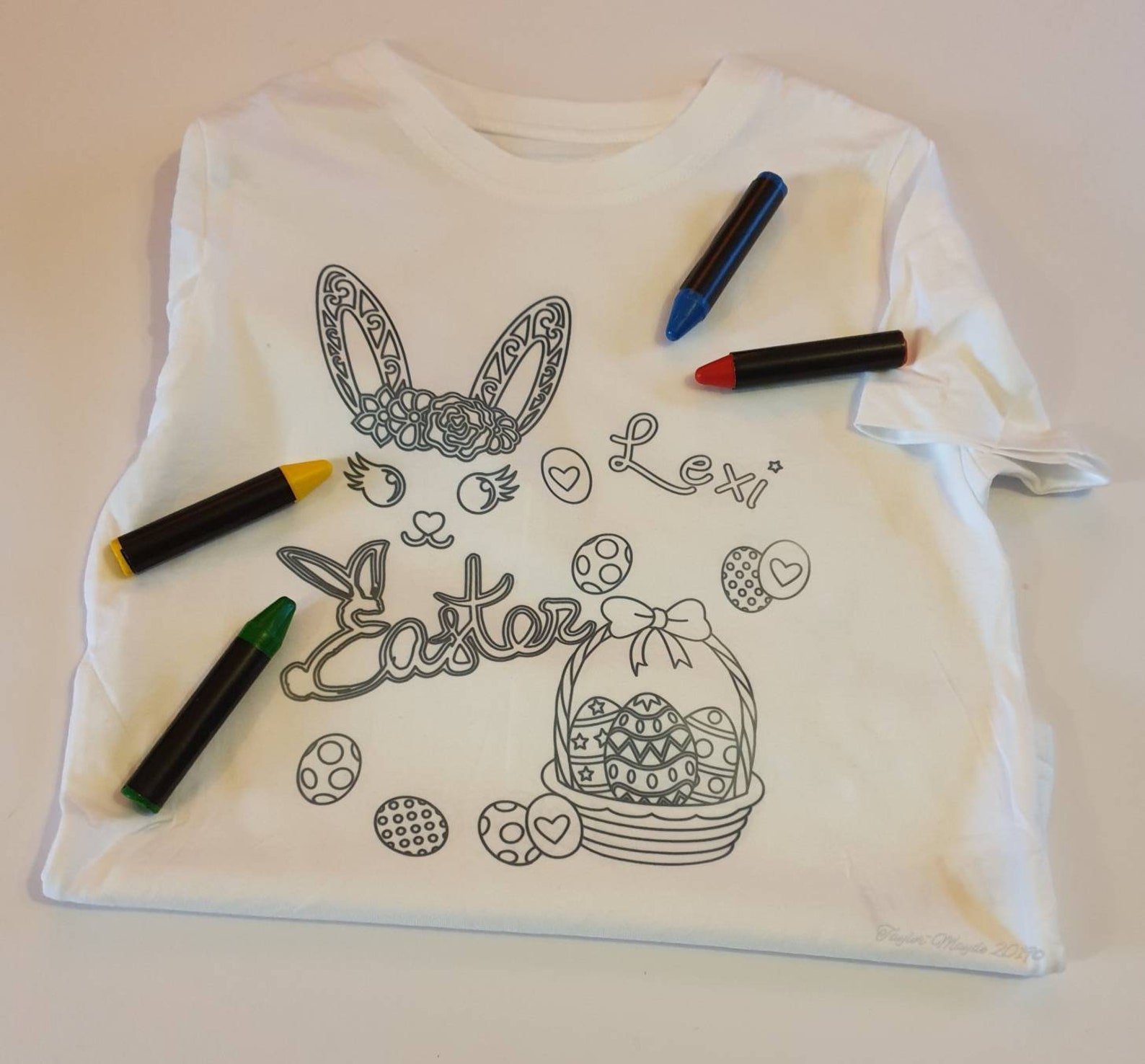 Children's Colouring in Tshirt Sets, Kids Birthday Gifts, Wedding ...