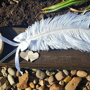 Wedding Pen & Stand, Signing Register, Personalised Guest Signing Book ...
