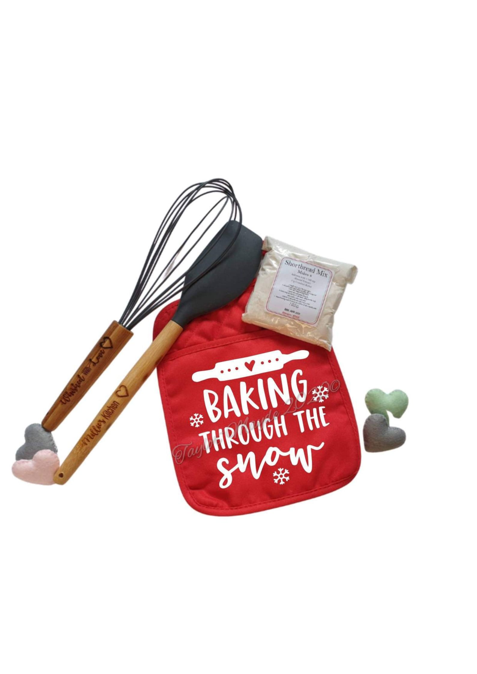 Personalised Baking Pot Sets, Custom Baking Sets, Kids Christmas Baking ...