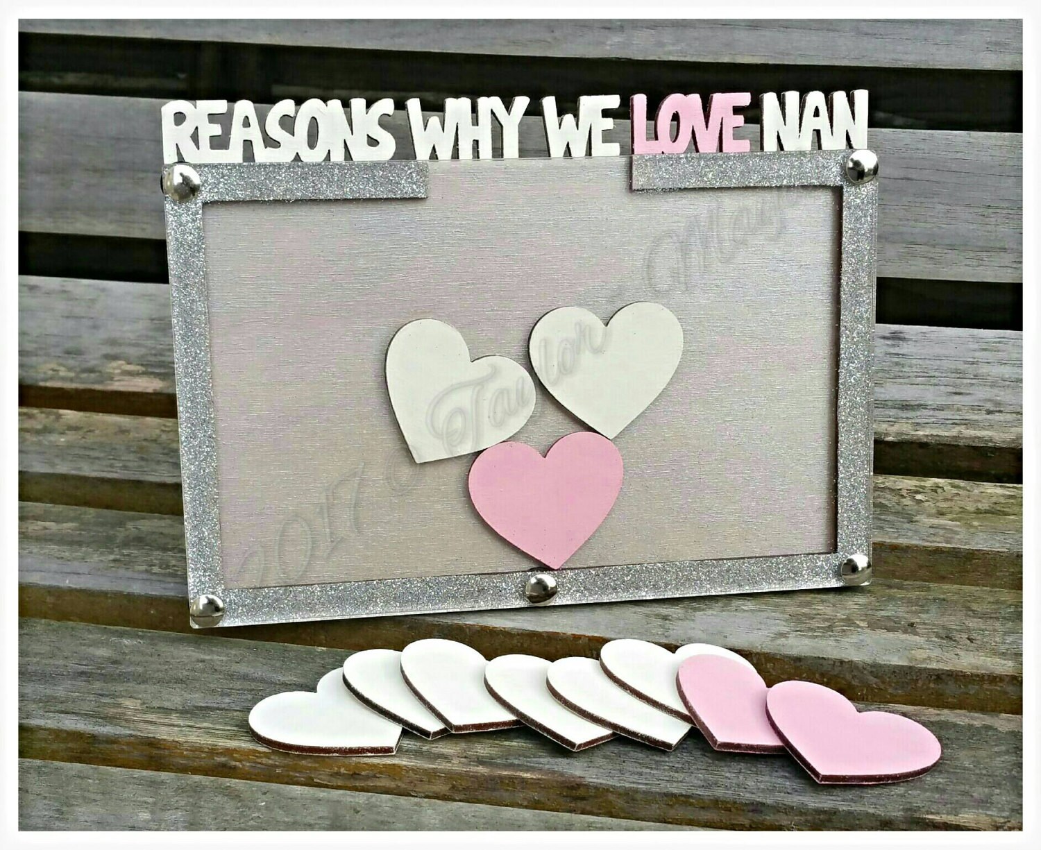 Mother's Gift Drop Box Frame Love Nan, Grandma, Nanny, Mom, Mommy, Mum ...