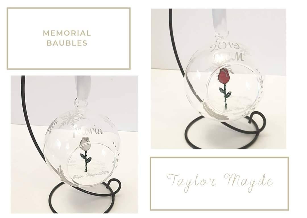Memorial Tree Bauble Rememberance Tree Decoration - Etsy UK