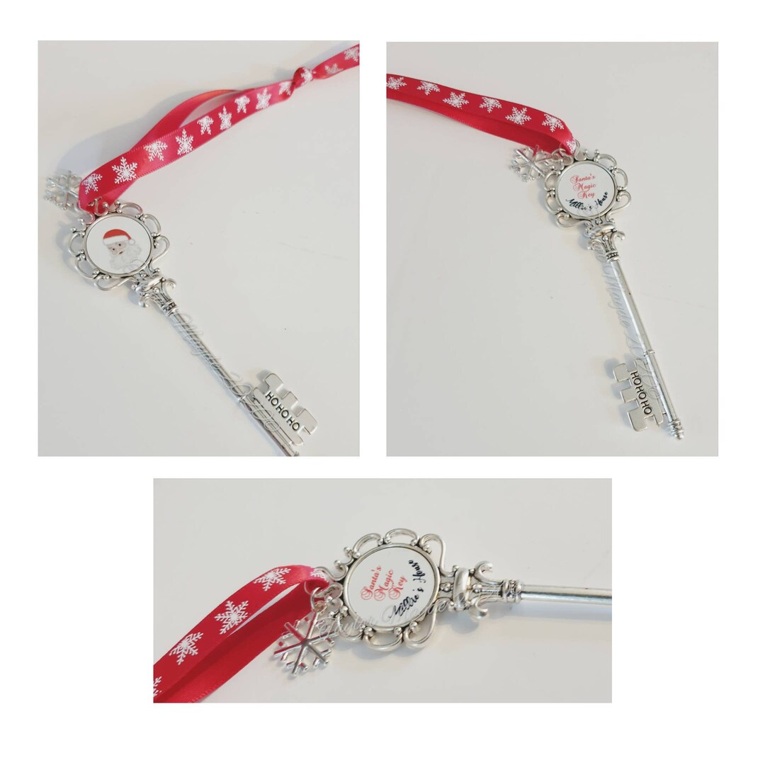 Personalised Santa Key, Christmas Key, Santa's Key, No Chimney Father ...