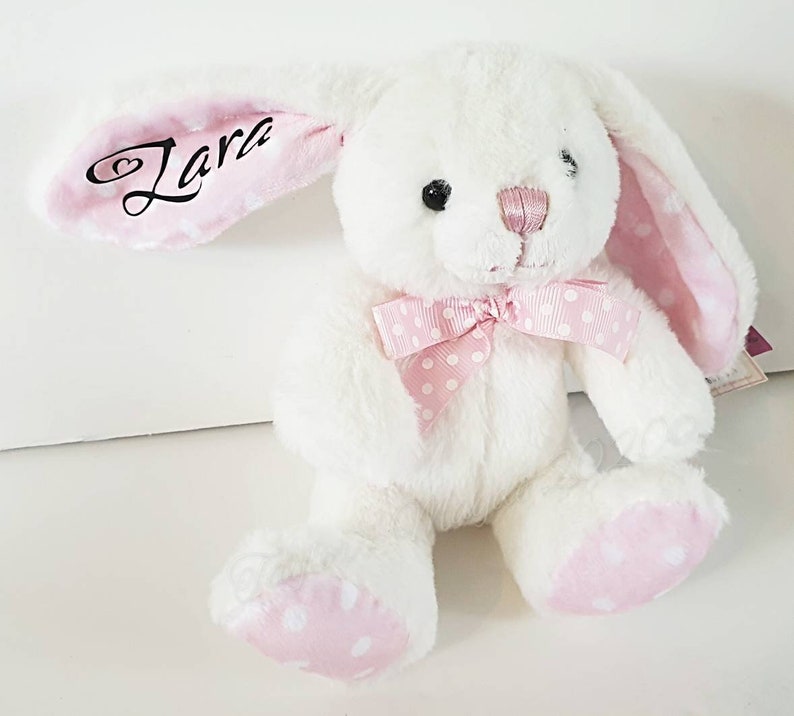 Plush Personalised Mini Bunnies New Born Baby Gift Baby - Etsy
