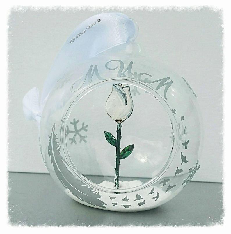 Memorial Tree Bauble Rememberance Tree Decoration - Etsy