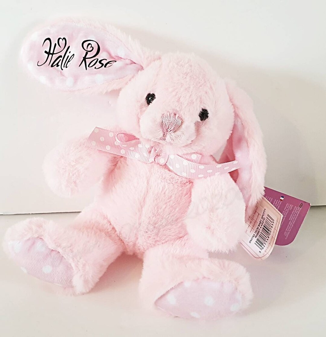 Plush Personalised Mini Bunnies, New Born Baby Gift, Baby Shower Gift ...