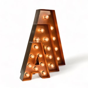 12" Marquee Letters, Light up Letters - Etsy