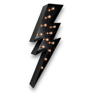 Lightning Bolt Marquee, Light up Sign - Etsy