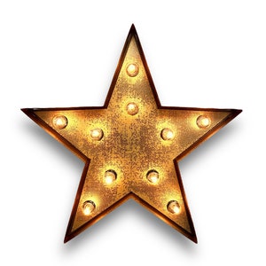 Star Marquee, Light up Sign - Etsy