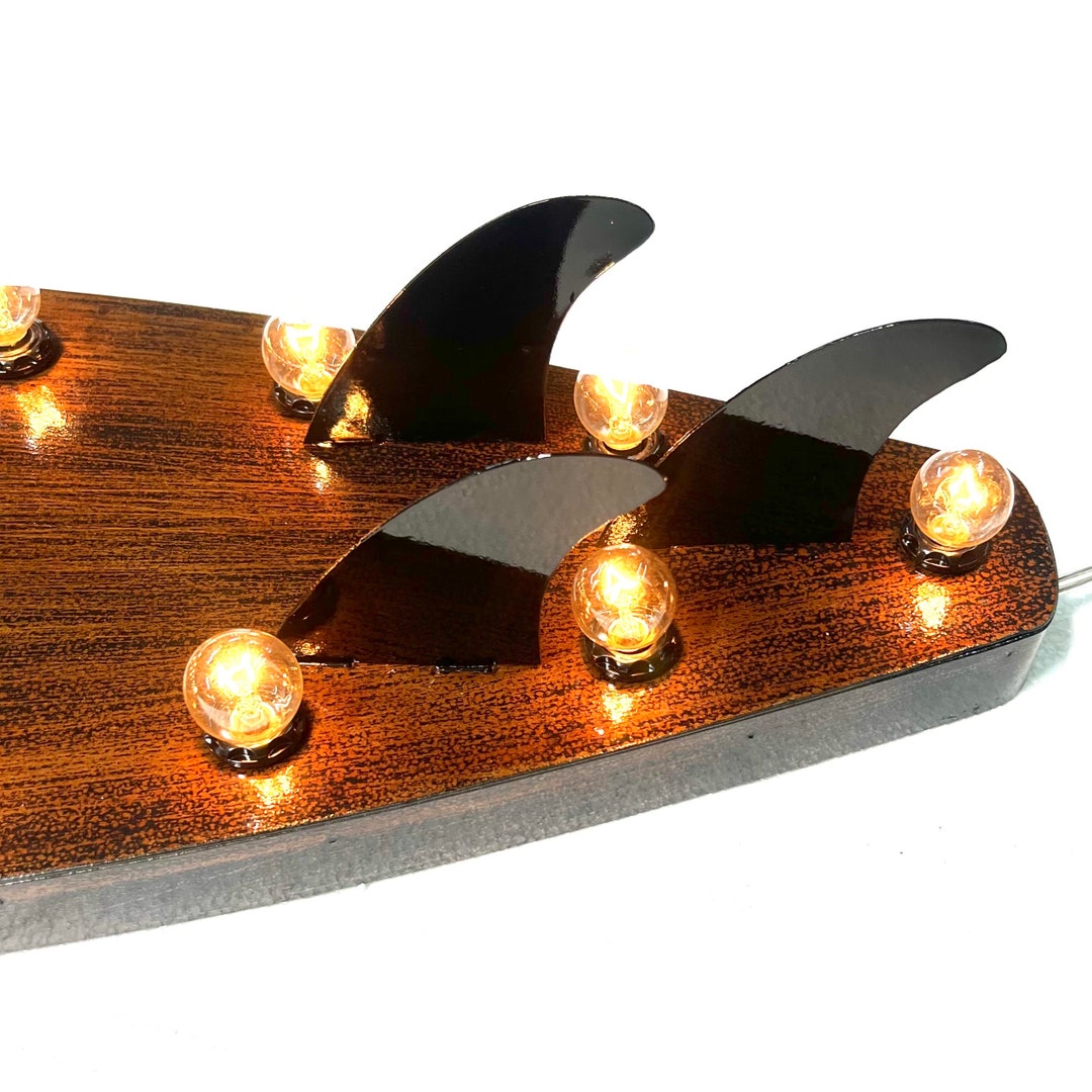 Surfboard Marquee, Light up Sign for Beach House, Surf Shop, or Kids ...