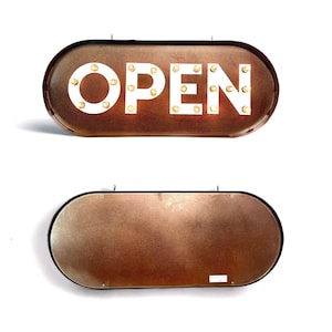 Open Sign Marquee 36", Light up Sign - Etsy