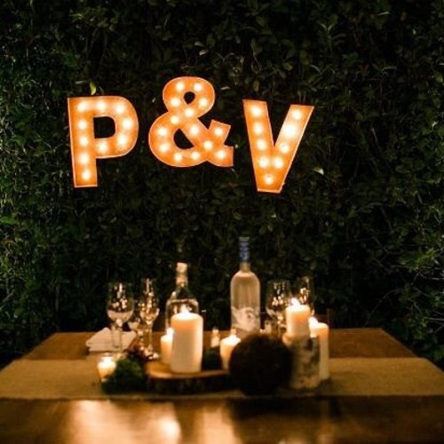 Marquee Letter Set 18 Marquee Letters and Ampersand & - Etsy