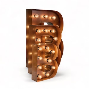 12" Marquee Letters, Light up Letters - Etsy