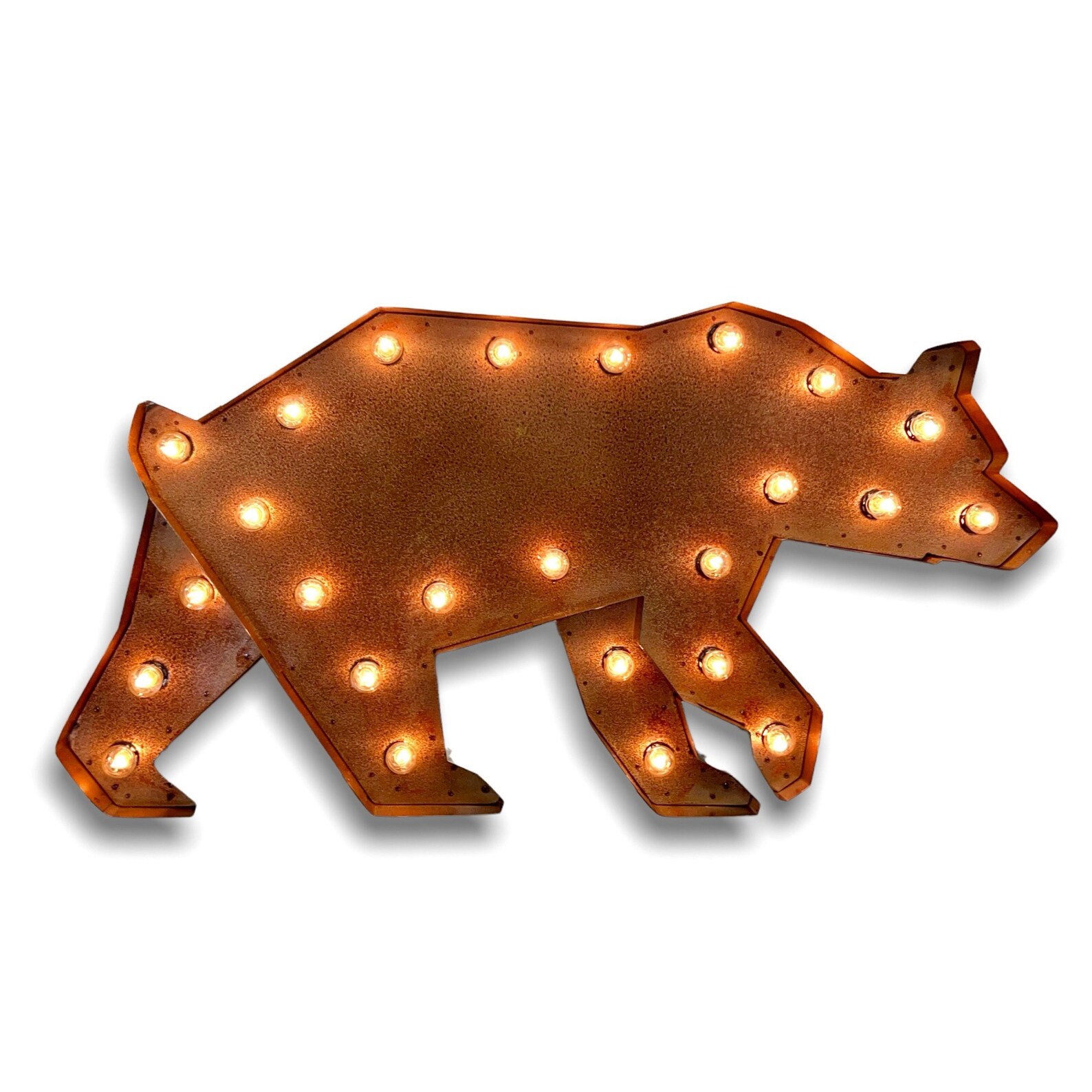 Brown Bear Marquee, Light up Sign - Etsy