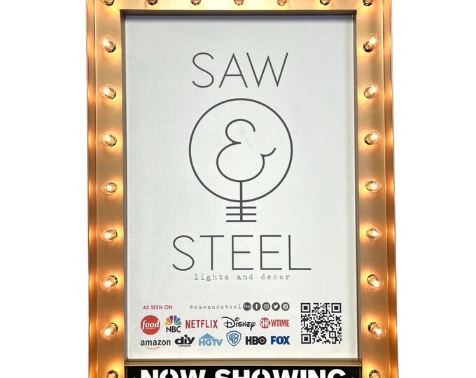 Set of 2 : MARQUEE 30 LED Light Frames Fits 11 X 17 Print - Etsy