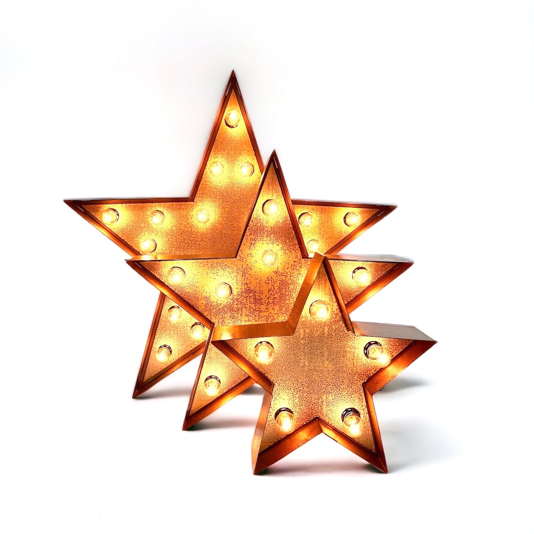 Star Marquee, Light up Sign - Etsy