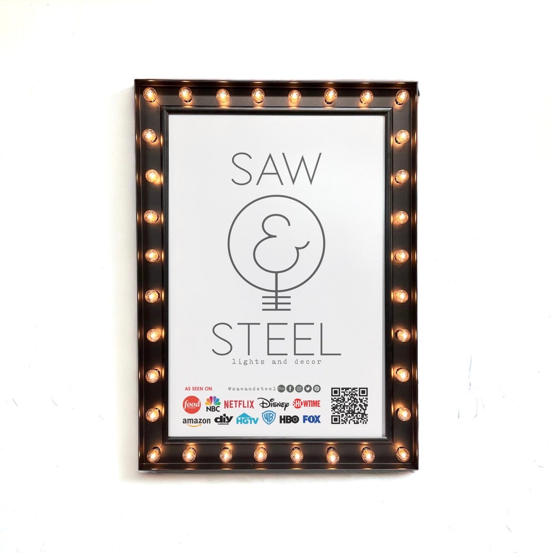 Marquee Poster Display 24x36 or 27x40, Wrapped With Snap Frame, Home ...