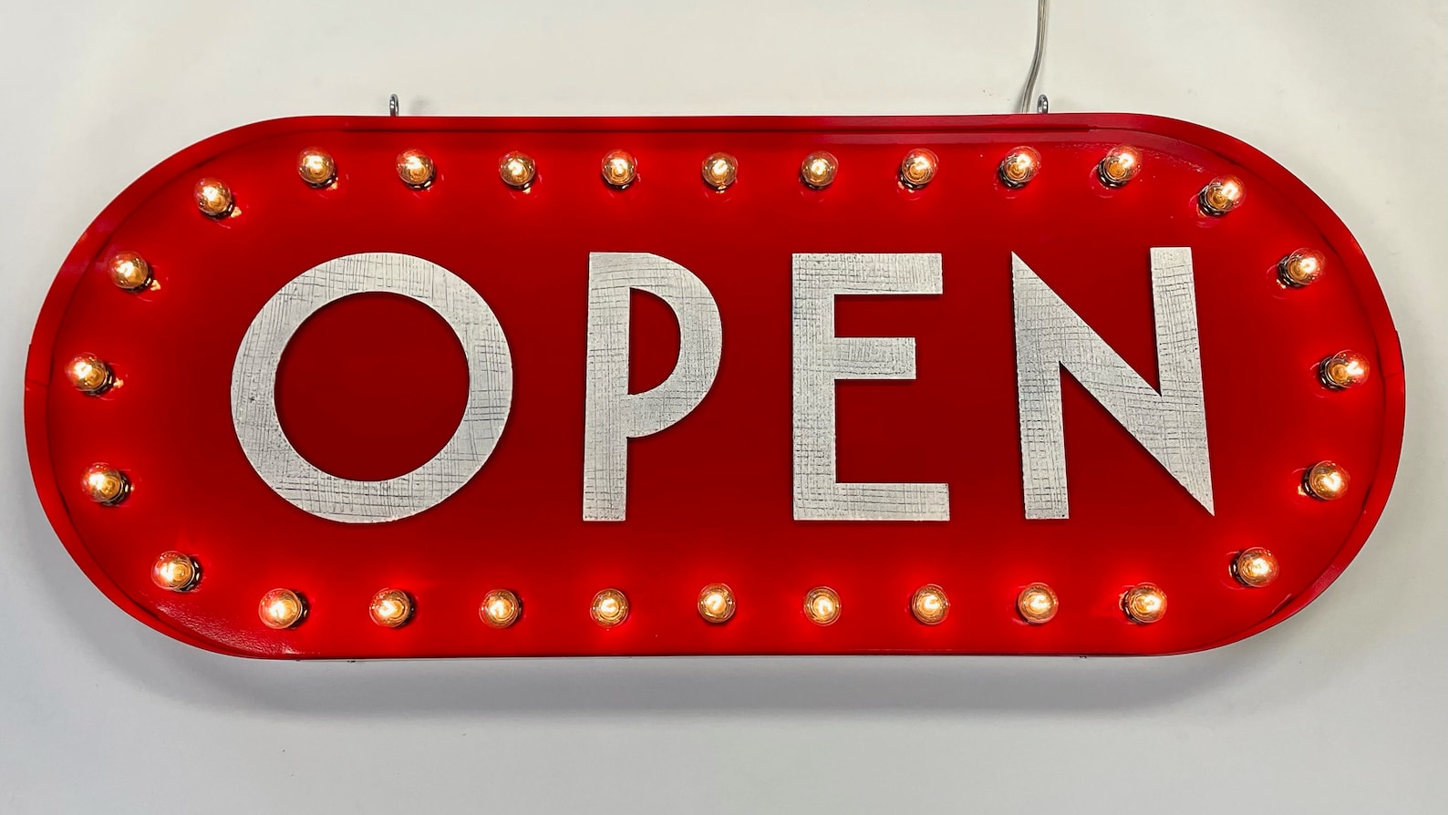 Open Sign Marquee 42", Light up Sign - Etsy