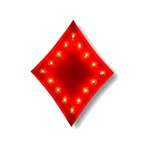 Playing Card Suit Marquees; Deck of Cards; Poker Game Night - Etsy