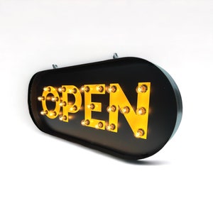 Open Sign Marquee 36", Light up Sign - Etsy